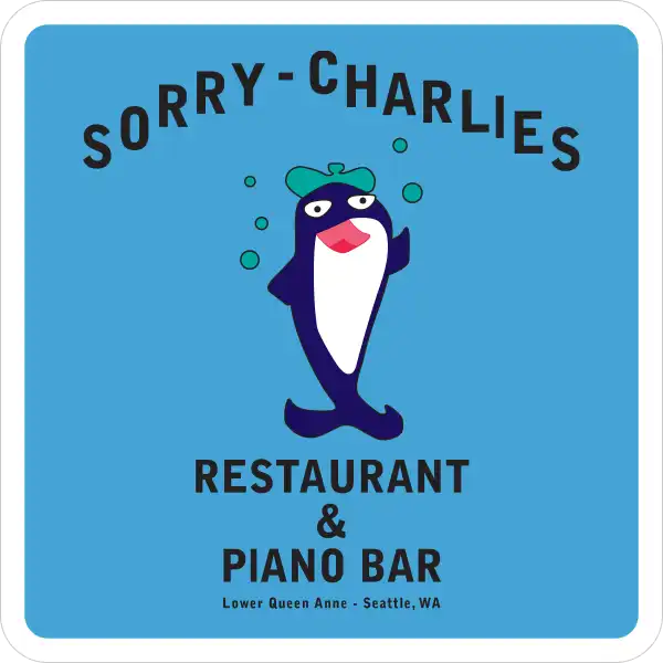 Sorry Charlie’s Piano Bar | Vintage Sticker Designs