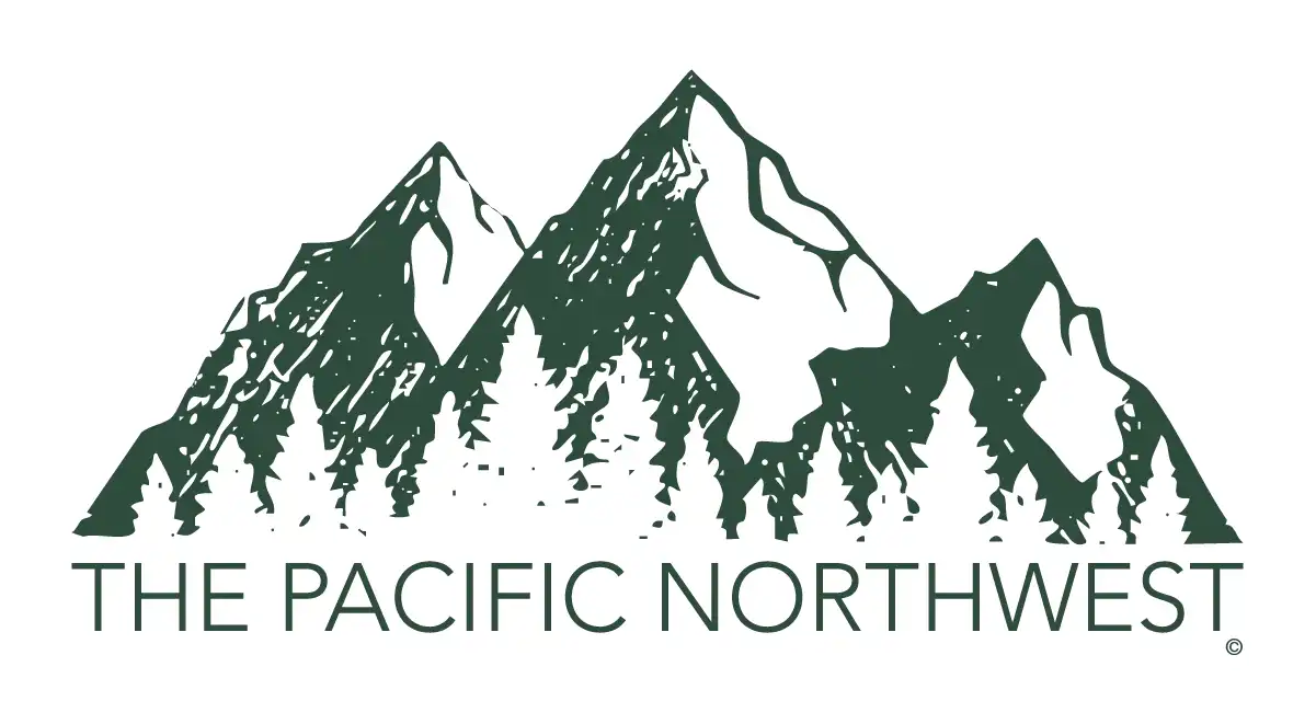 PNW Mountain Range | Vintage Sticker Designs